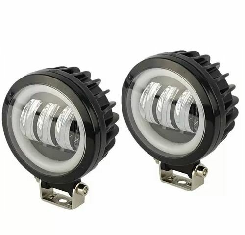 Светодиодные универсальные фары, 12V круглые противотуманные фары для авто/мототехники, 1шт