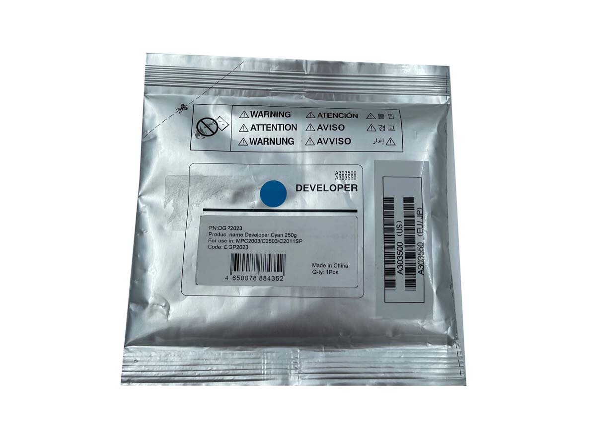 Девелопер для RICOH Aficio MP-C2011, MP-C2503, MP-C2003 CET голубой