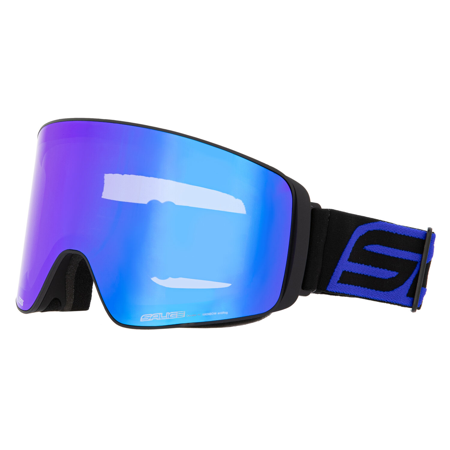 Маска горнолыжная Salice 106DARWF Black-Blue/Darw Blue S3+Light Radium S1