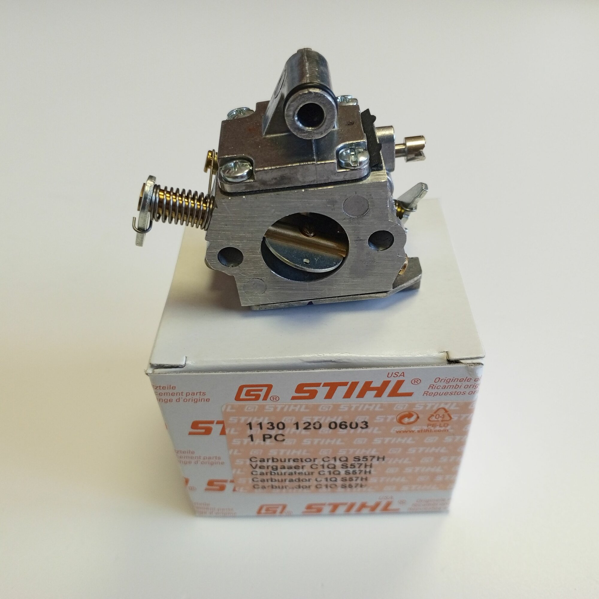 Карбюратор STIHL для бензопил MS 170 (C1Q-S57). Артикул 1130 120 0603