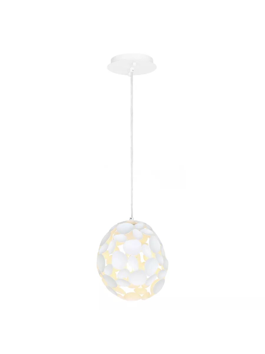 Люстра newrgy lighting 2011-1P, белый, цоколь Е27, 60 Вт, свет нейтральный белый, для веранды