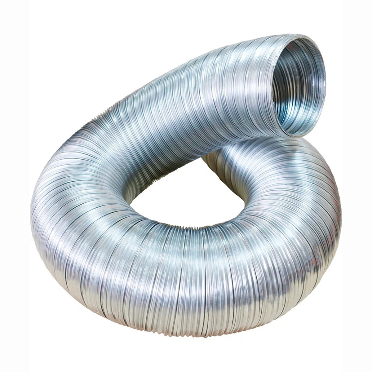 Воздуховод круглый гибкий гофрированный Auramax A10VA, алюминий, d 100 мм, 3 м