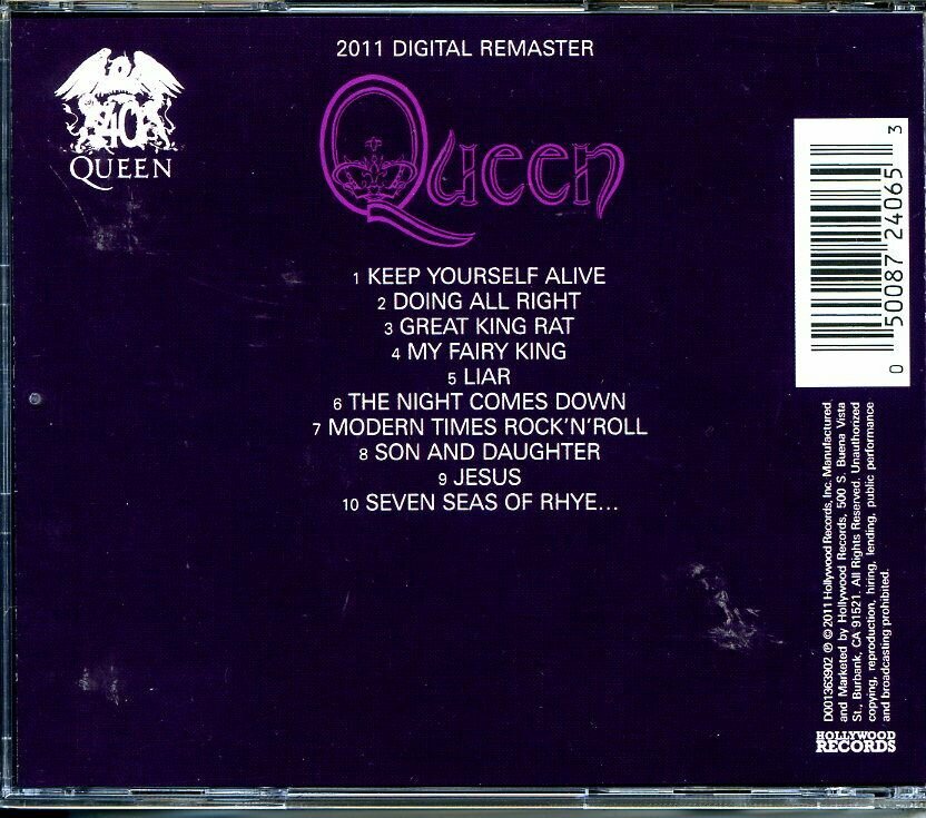 Queen - Queen 1973 г. — фото 1