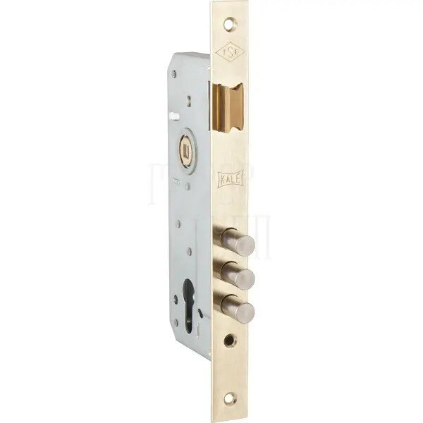 Корпус Kale kilit (Кале килит) врезного замка с защёлкой 152/3MR (45 mm) w/b (латунь) латунь