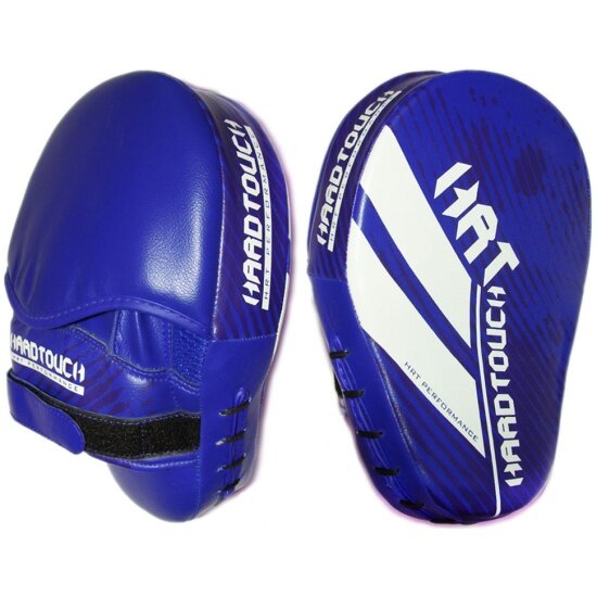 Лапа боксерская Sprinter изогнутая Hard Touch, синий