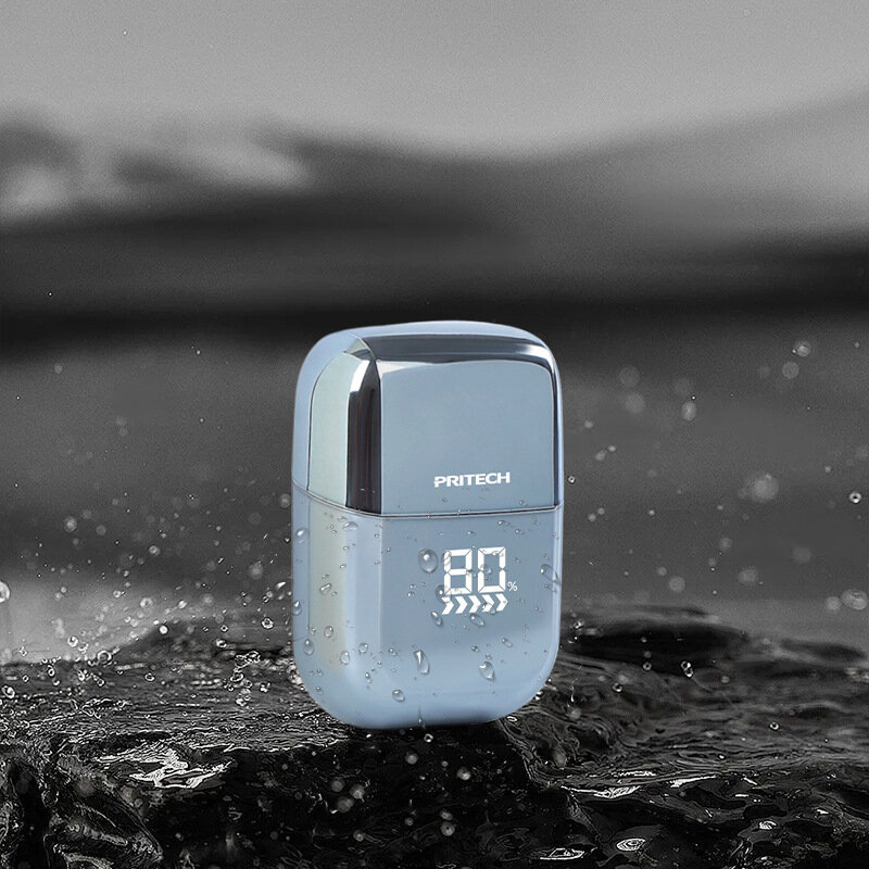 Портативная электробритва PRITECH RSM-2289, для путешествий, с цифровым дисплеем, ультрафиолетовая