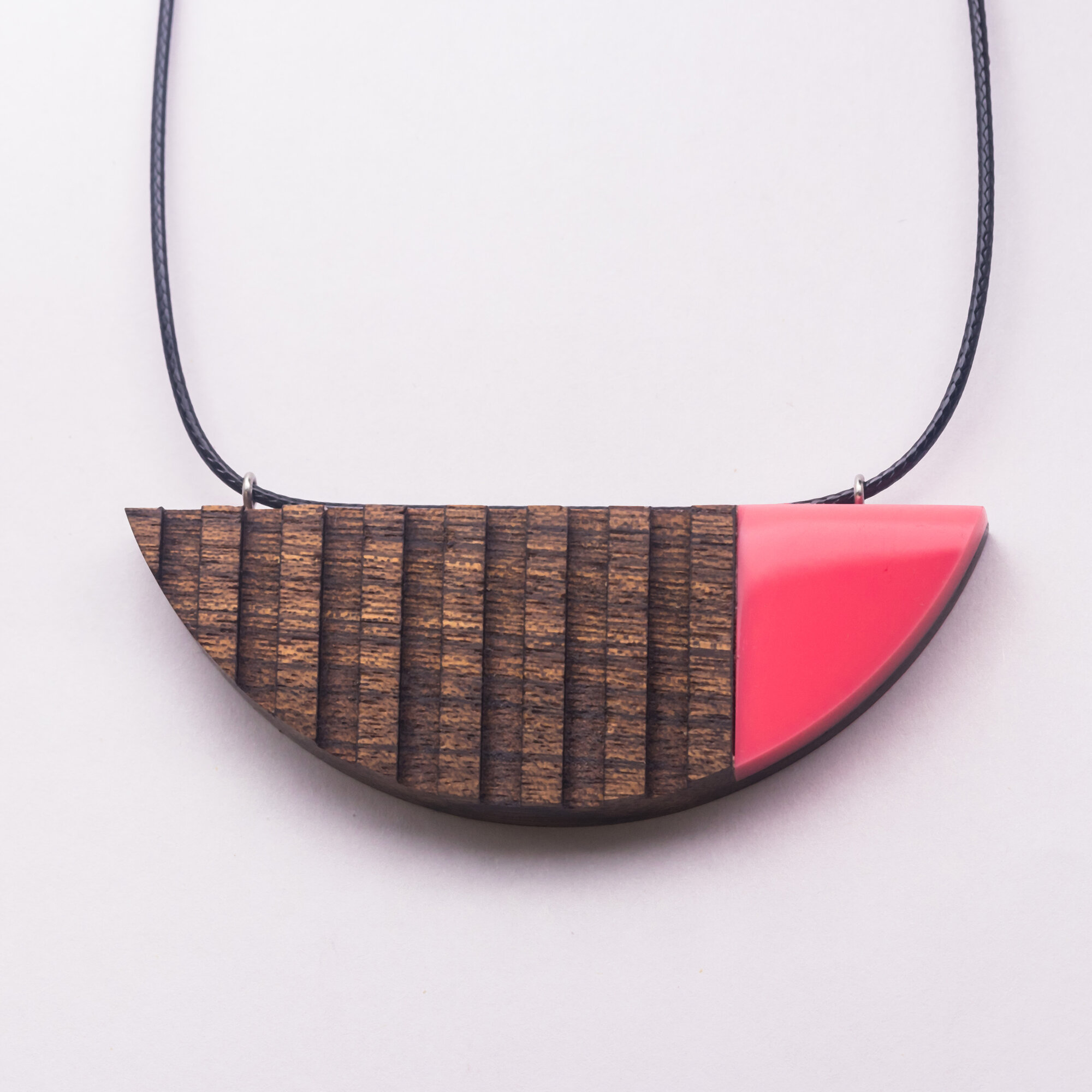 Колье Green Wood, эпоксидная смола