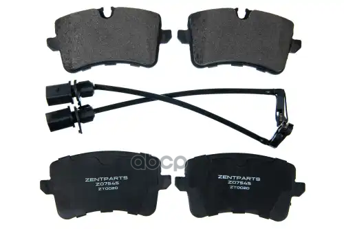 Колодки дисковые задние! Audi A6/A7/A8 2.0TFSi-6.3/2.0TDi-4.2TDi 09> ZENTPARTS арт. Z07545