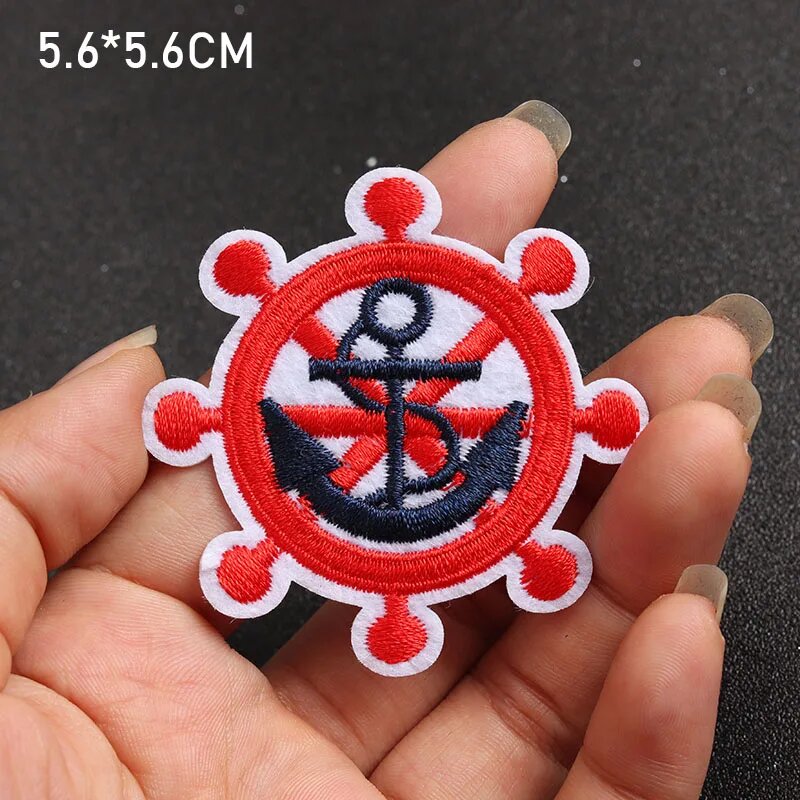 Патчи с вышивкой якоря для одежды G-BT0042-1