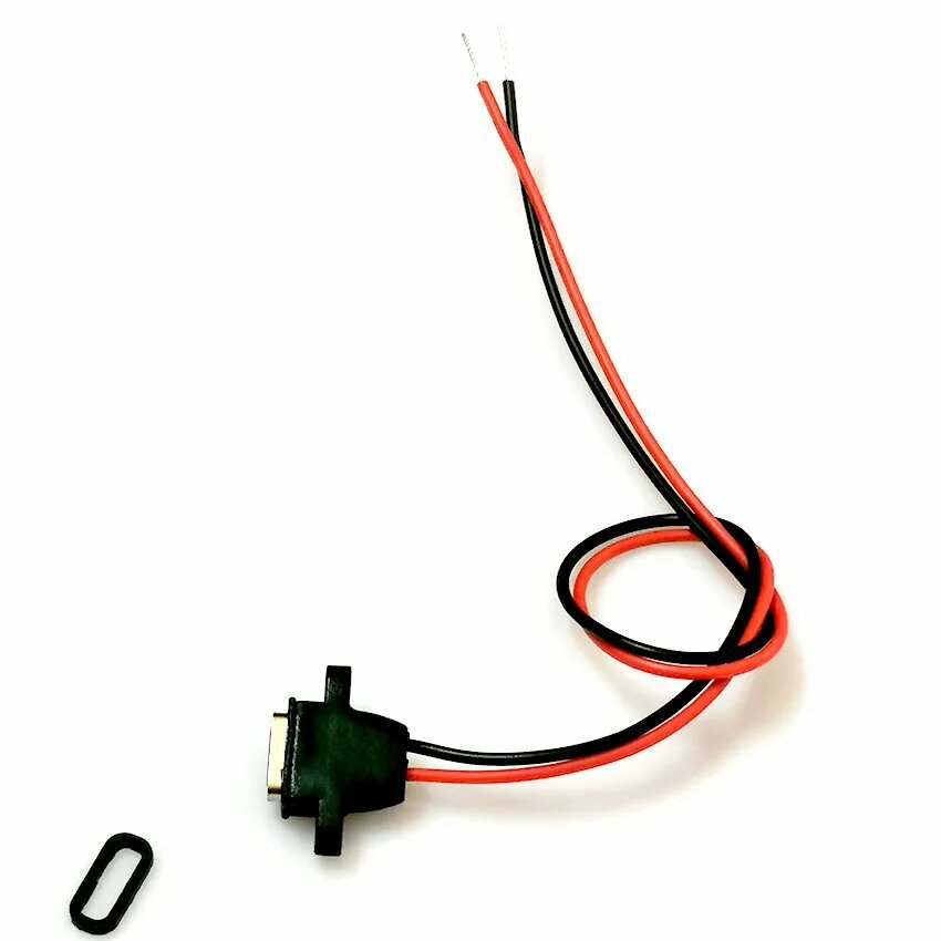 Водонепроницаемые USB Type-C разъемы для сварки, 10PCS, Коричневый
