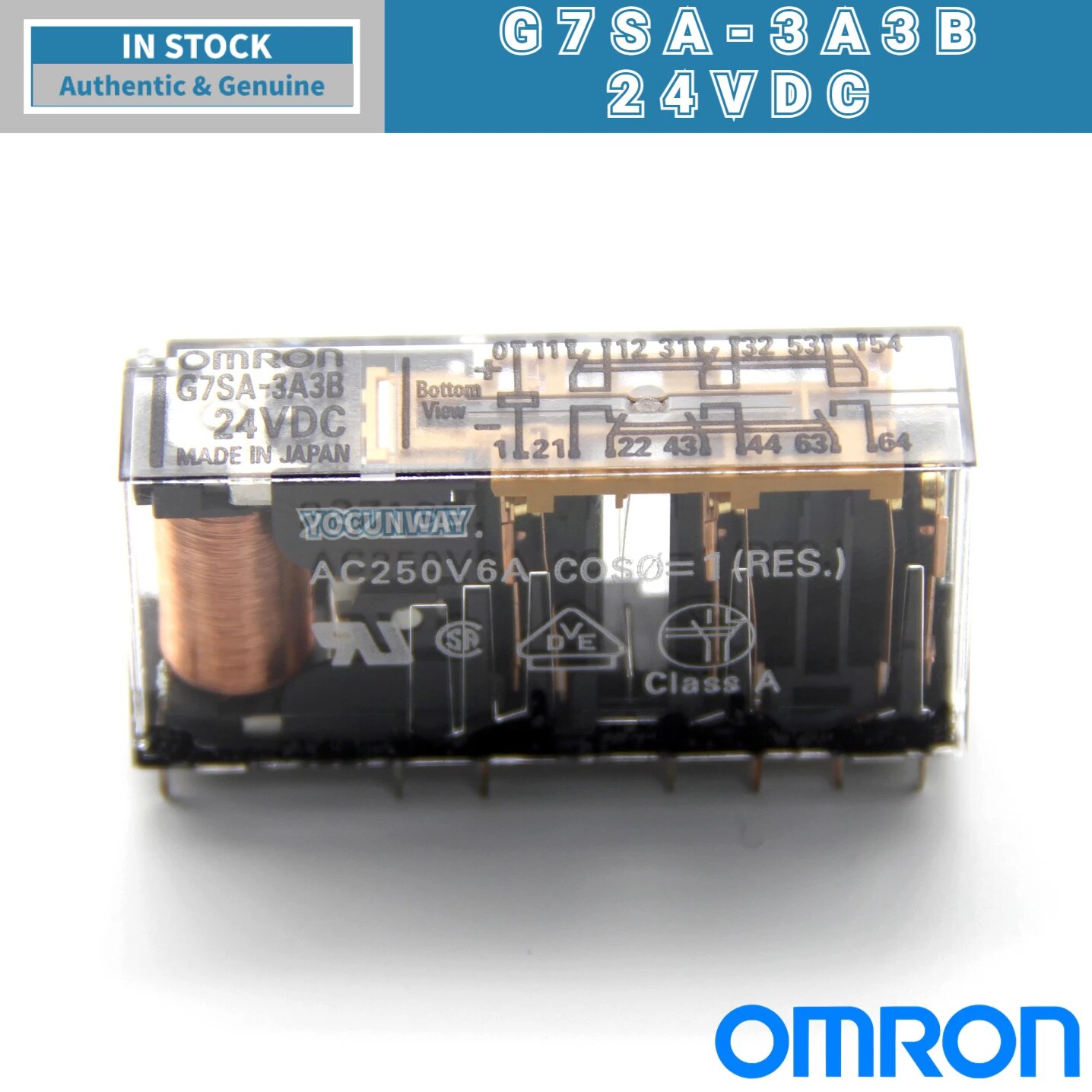 Реле OMRON G7SA-3A3B 24VDC