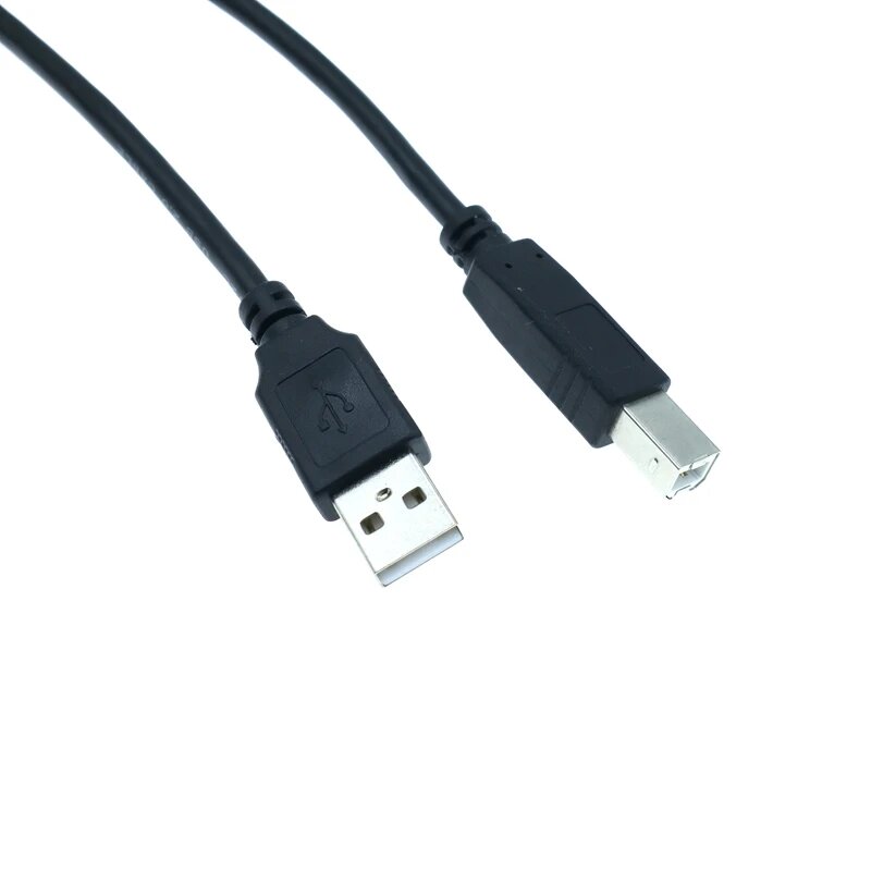 USB кабель для принтера CableCC черный 0,3-1,5 м 0,3 м, straight