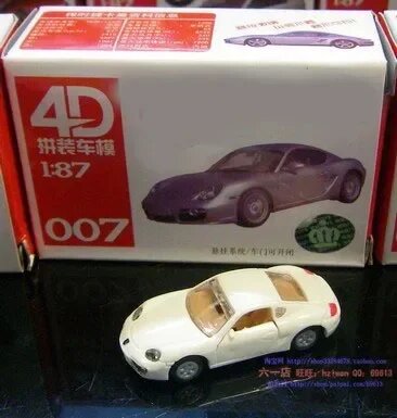 Модель автомобиля Porsche 1:87, цвет 007
