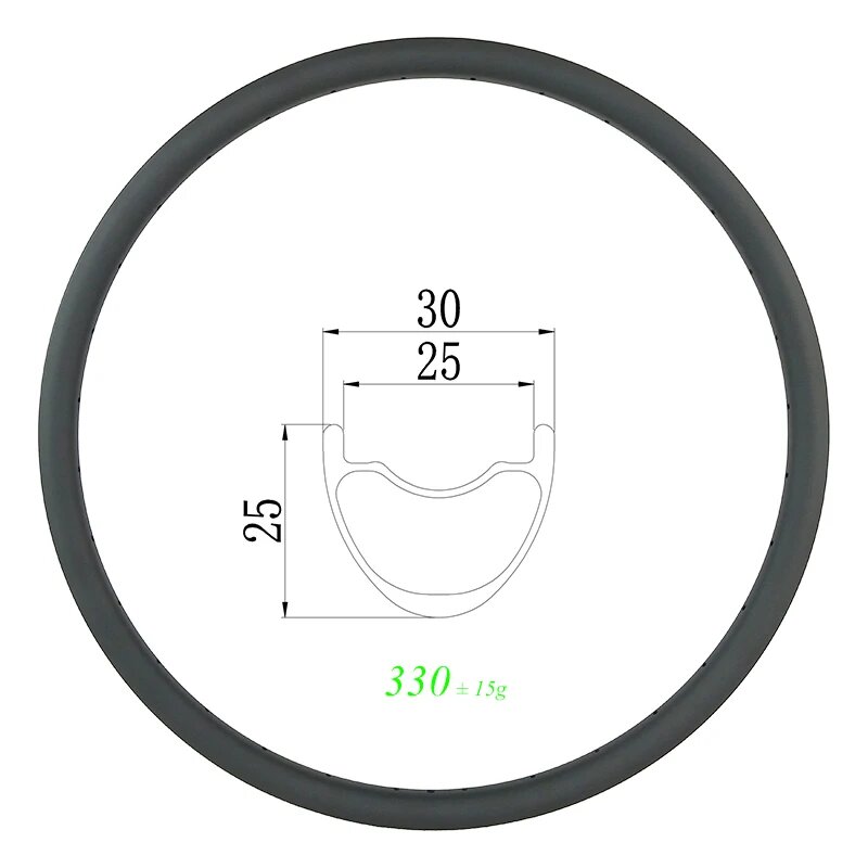 Speedsafe 26er MTB XC карбоновый обод 30 мм 28H UD matte