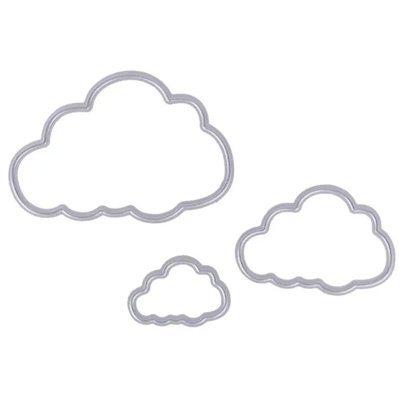 Металлические высечки 3 облака