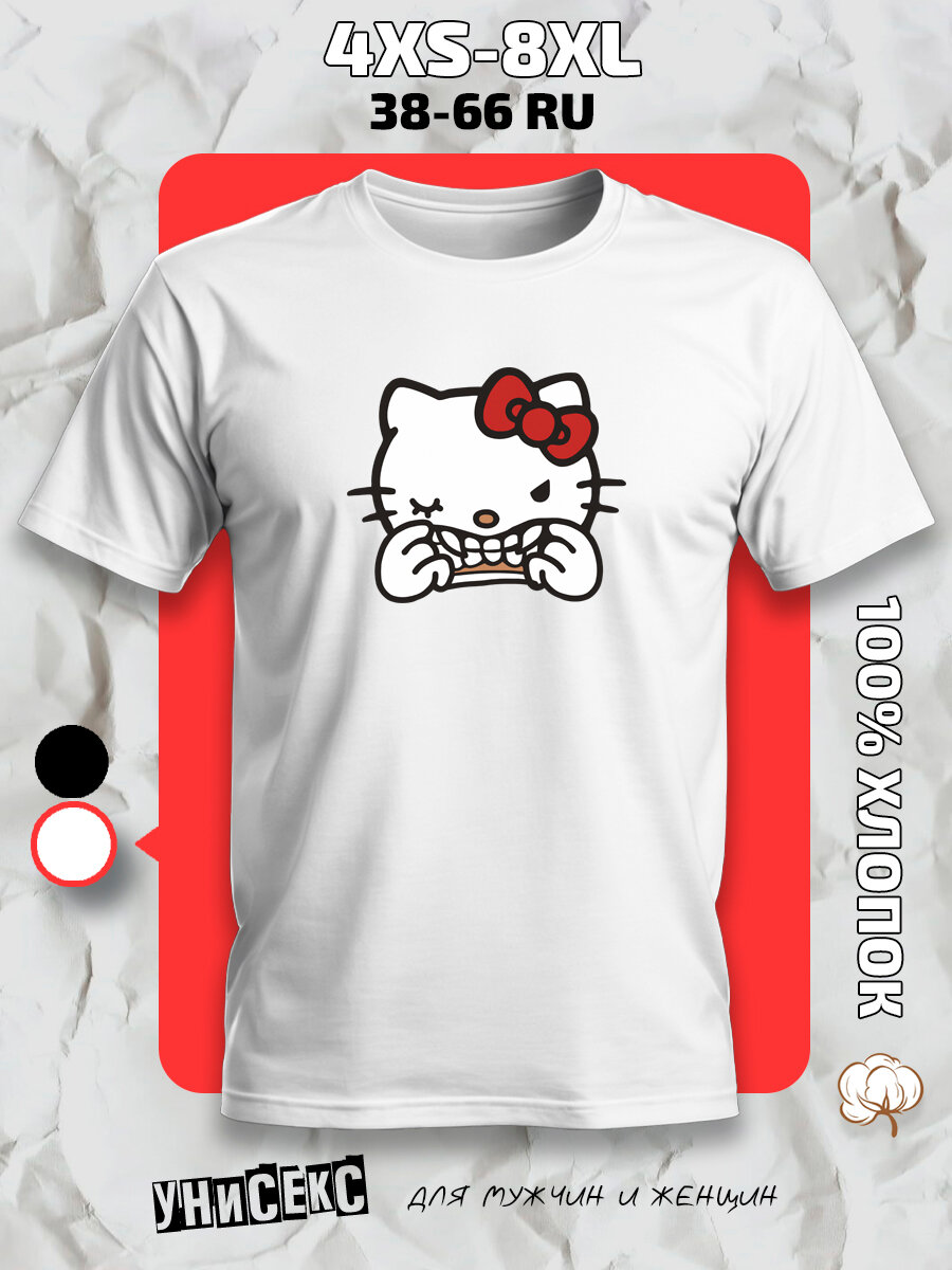 Футболка с принтом Хеллоу Китти