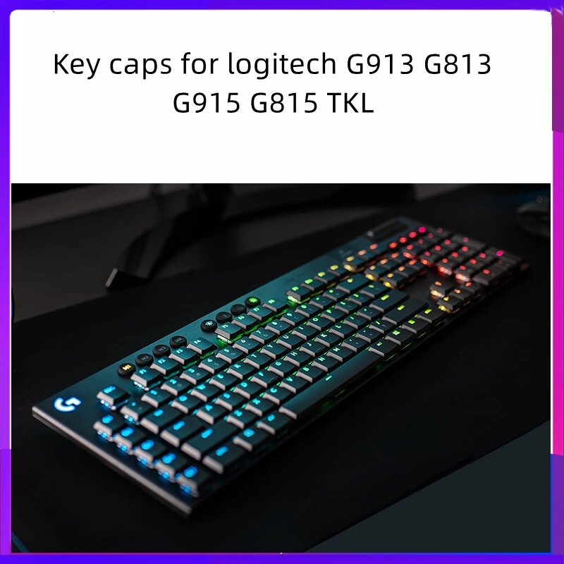 Клавиши Kelowna для механической клавиатуры Logitech G913 G915 G813 G815 TKL black tab