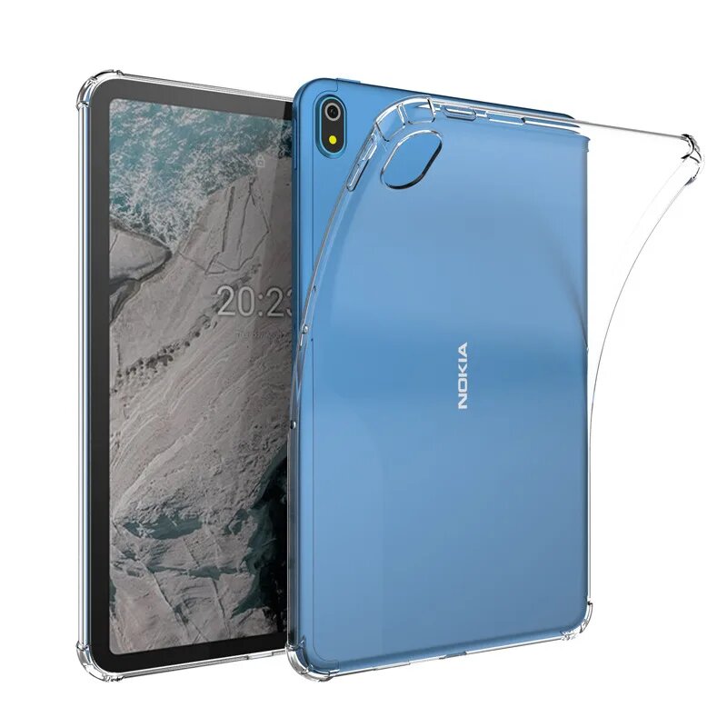 Прозрачный силиконовый чехол для Nokia T20 Nokia T10 8.0