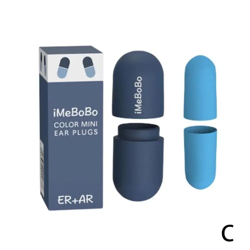 Шумоподавляющие беруши с эффектом памяти Синий, AD01-0037-Be 10pcs