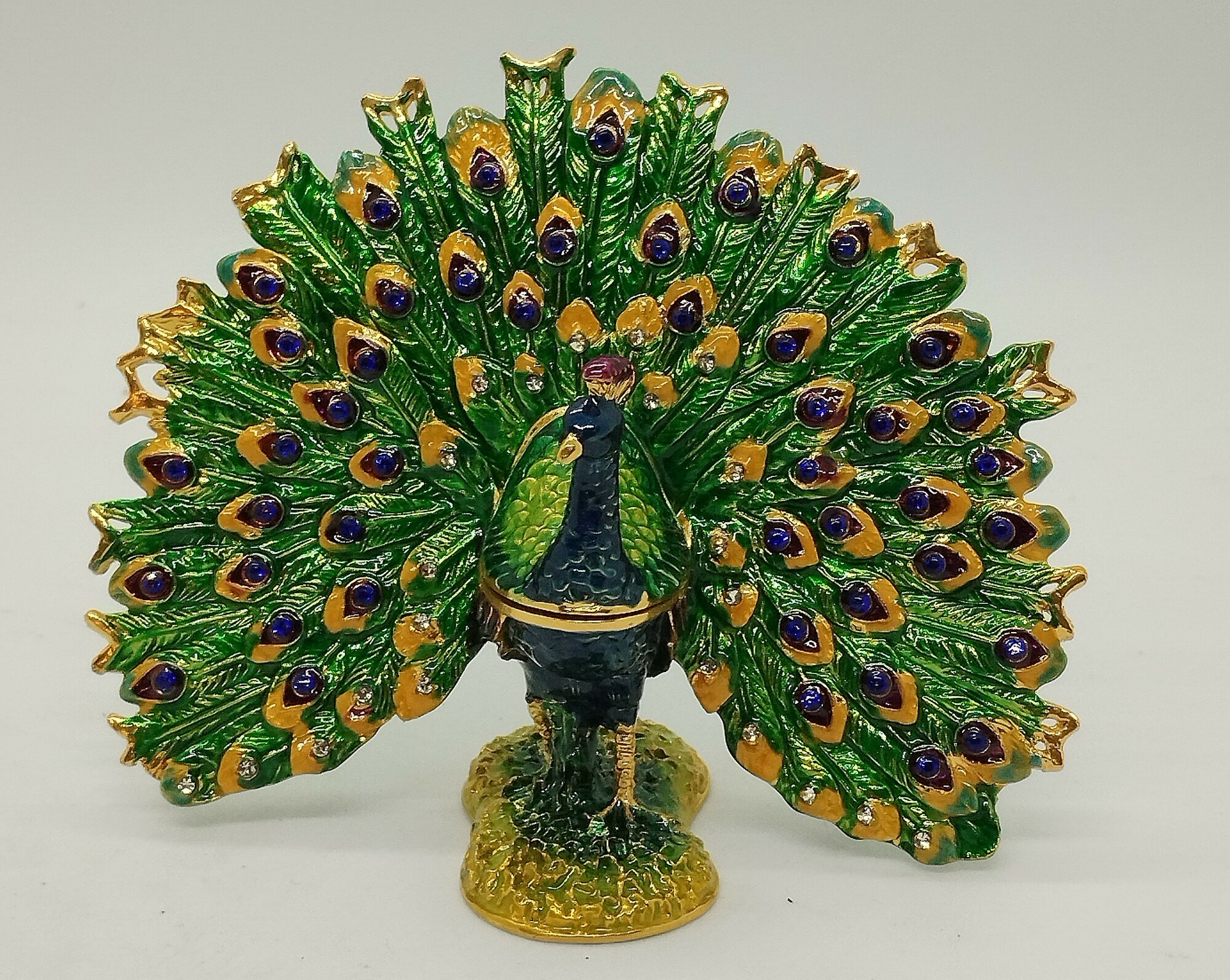 Шкатулка Фаберже "Павлин" ВР76