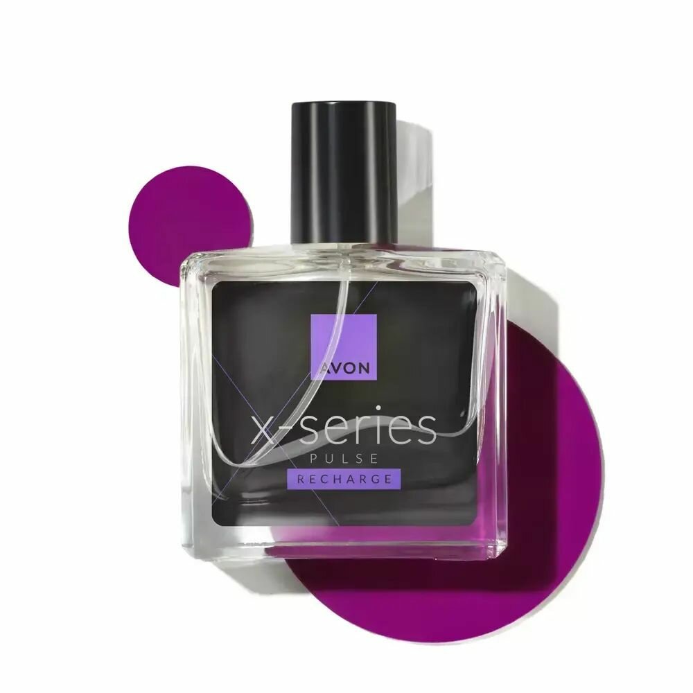 Туалетная вода X-Series Recharge Pulse, для него, в новом дизайне, 45 мл, AVON