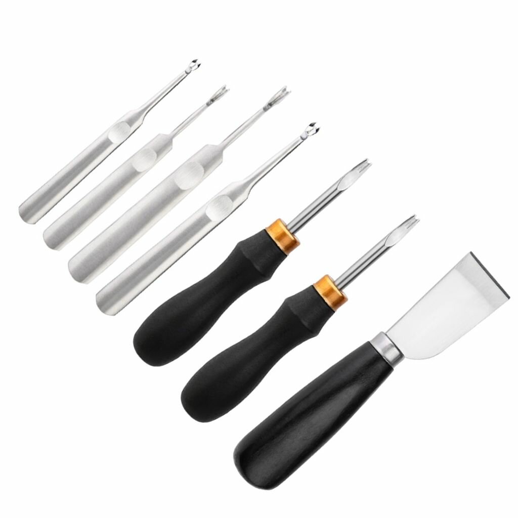 7 шт, инструмент для снятия фаски, обрезки кромки, резак металла, обработки кожи