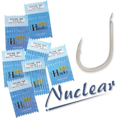 Крючки С Поводком COLMIC NK800 n.08 0.18mm