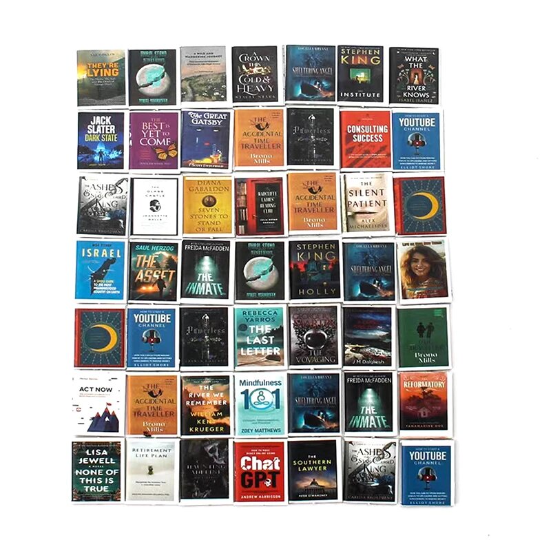 Мини-книги для кукольных домиков 50 шт.