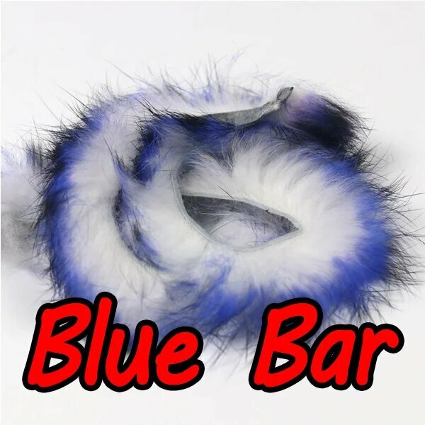 Полоски из кроличьего меха Blue Bar 2 шт
