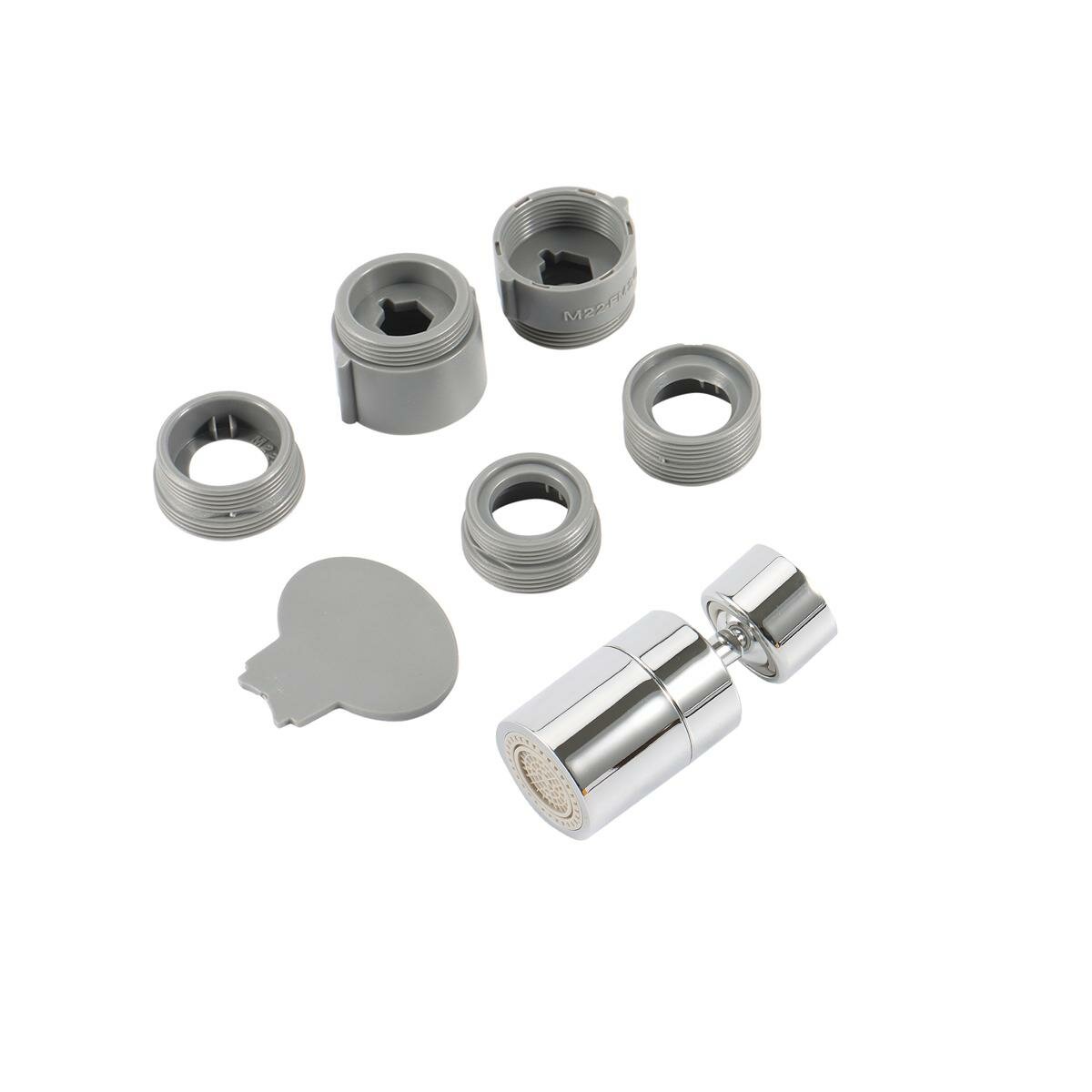 Аэратор для кухонной мойки, медный, большой угловой, поворотный, функциональный смеситель, аксессуары для смесителей, наконечник, фильтр, пенообразователь, аэраторы, двойной выход