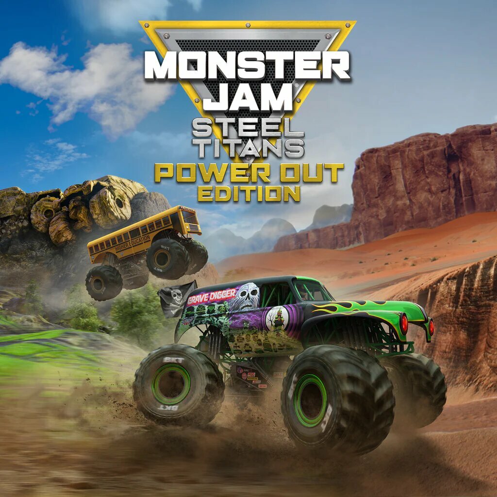 Monster Jam Steel Titans 2 Power Out Bundle для Sony PlayStation | PS4 и PS5 | Игра навсегда | Быстрая доставка (Турция)