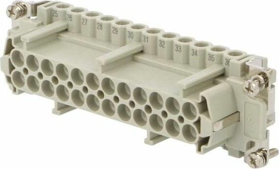 Разъем ILME CNEF 24 TN (CNEF24TN) Разъем: HDC "мама" CNE PIN: 24 24+PE размер 104.27 16А 1шт