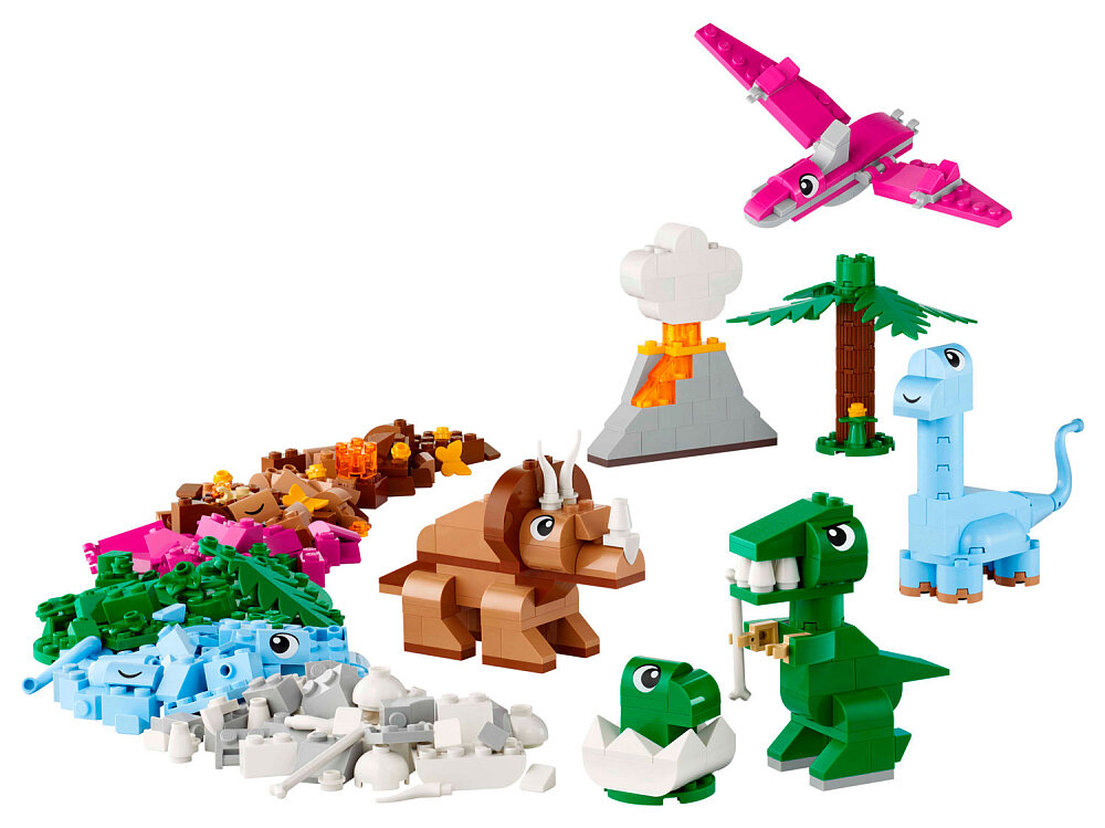 Конструктор LEGO Classic 11041 Конструктор Создаем динозавров