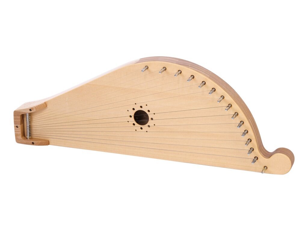 GU-10.03.15.13100 Гусли Ладья 15 струн, хвойные породы, светлые с утицами, базовые, Гусельник