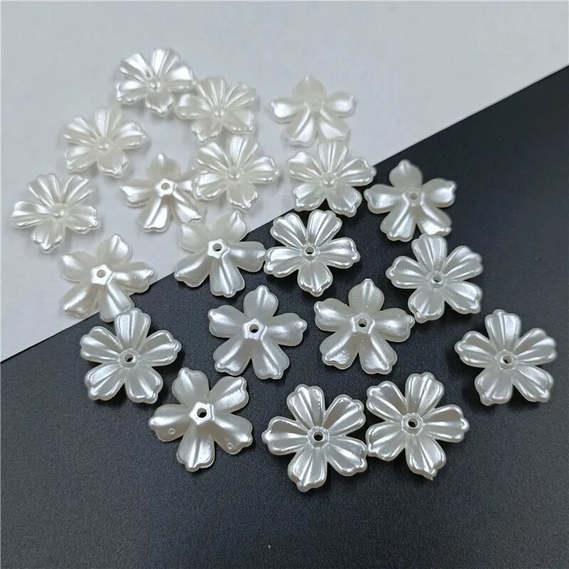 Белые бусины из акрила, набор для рукоделия 1-20mm-20pcs