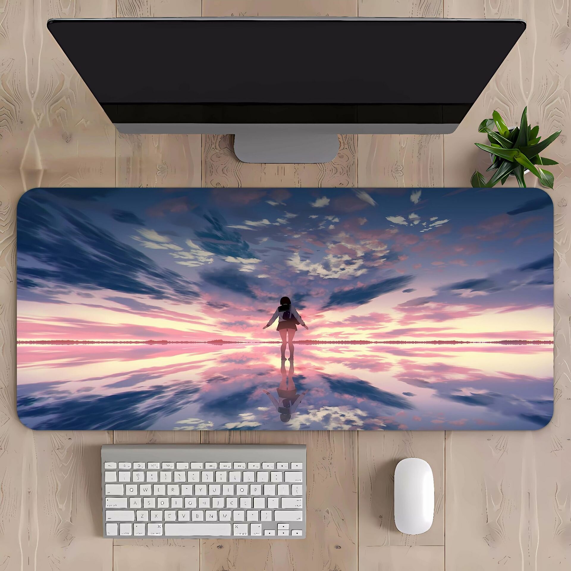 Коврик для мыши Liangcaida B23-Челнок, нескользящий, 1000x500 мм