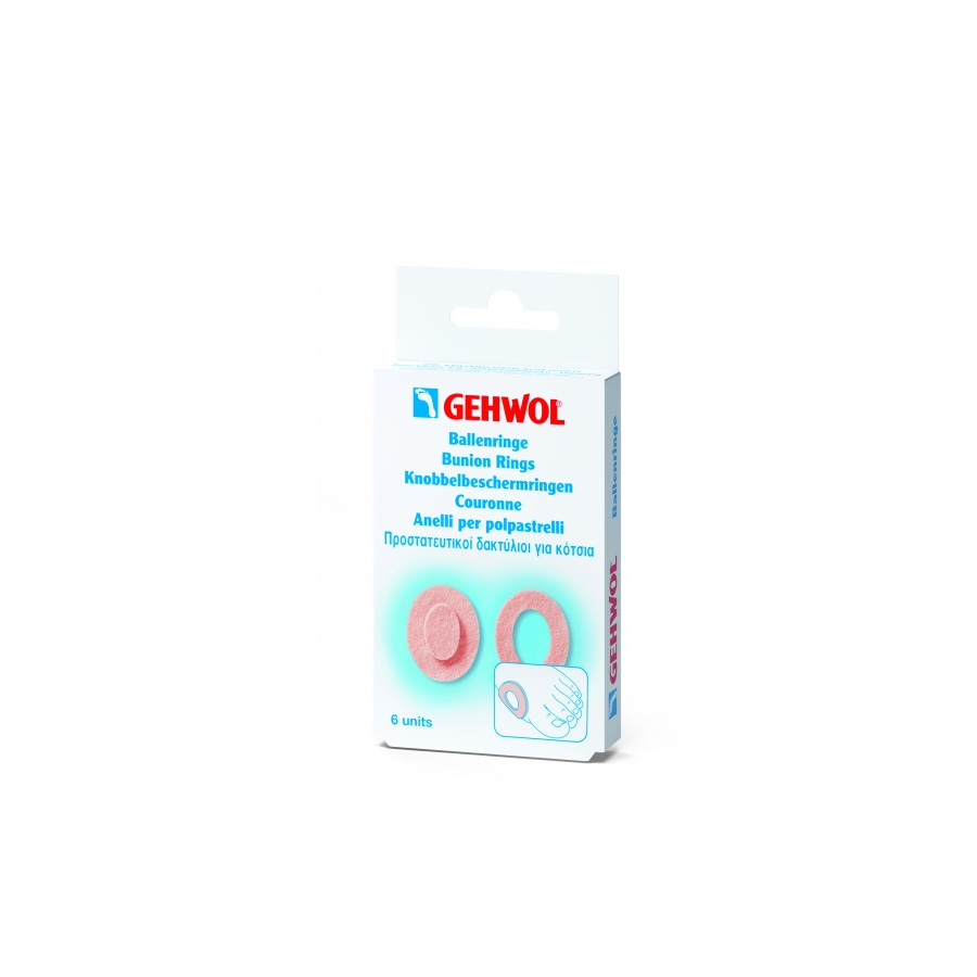 Gehwol Bunion Rings Oval - Накладки кольца овальные 6 шт