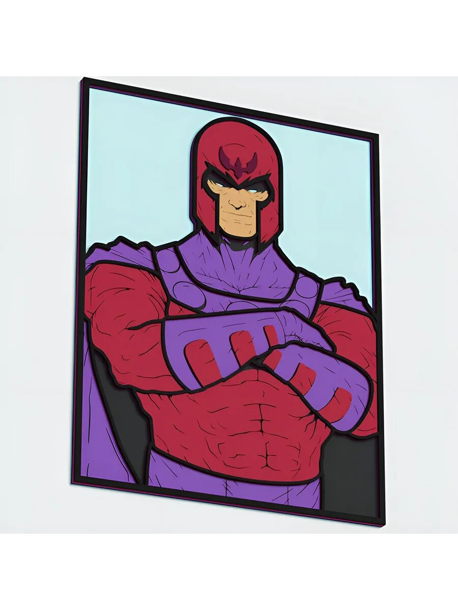 3D Картина по номерам из дерева Магнето, 23x30 см