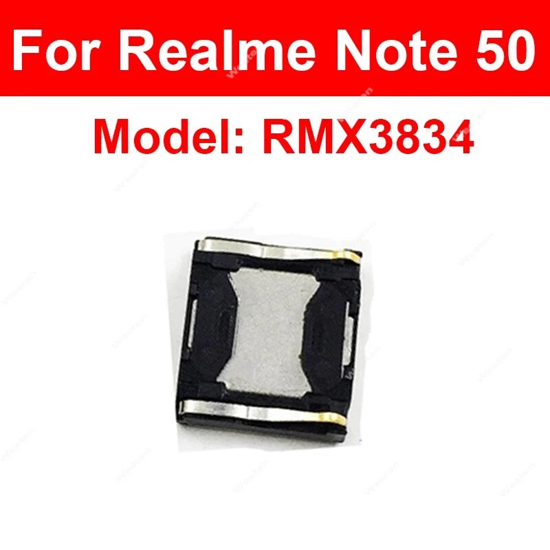 Динамик динамика для Realme Note 50 RMX3834, динамик для наушников, восстановитель звука, гибкий кабель, запасные части для ремонта