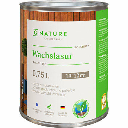 Воск-лазурь Gnature 450 Wachslasur интерьерная, бесцветный 0,75л