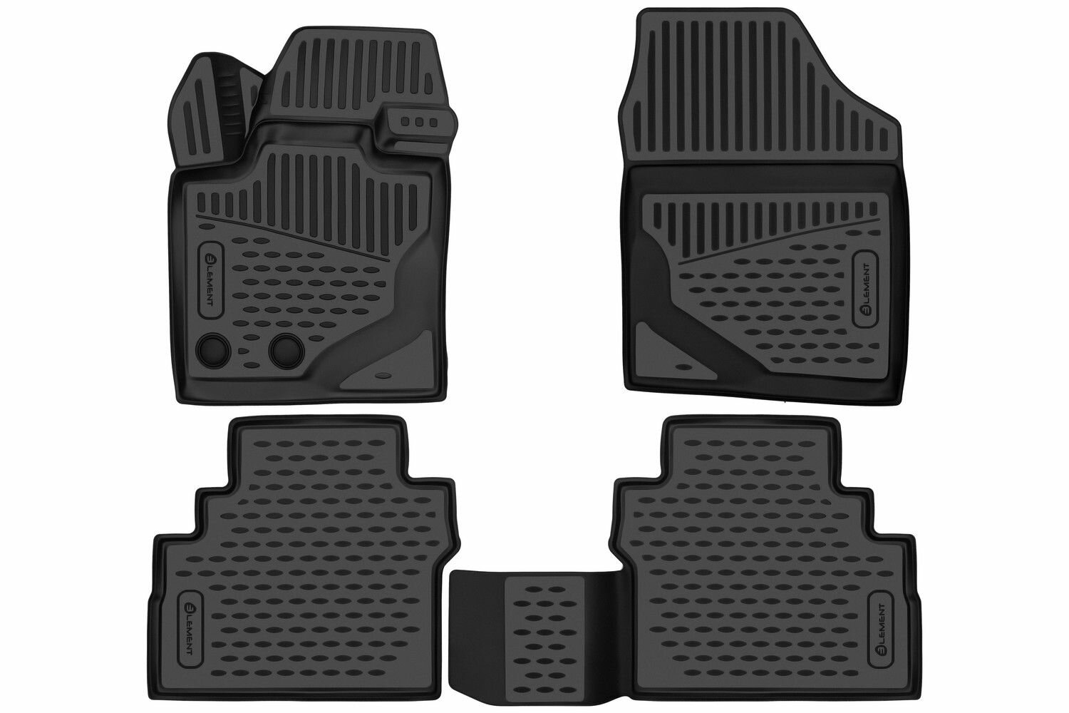 Коврики 3D в салон подходят для москвич 3е 2022-, Внедорожник 5 дв, 4шт. (полиуретан)