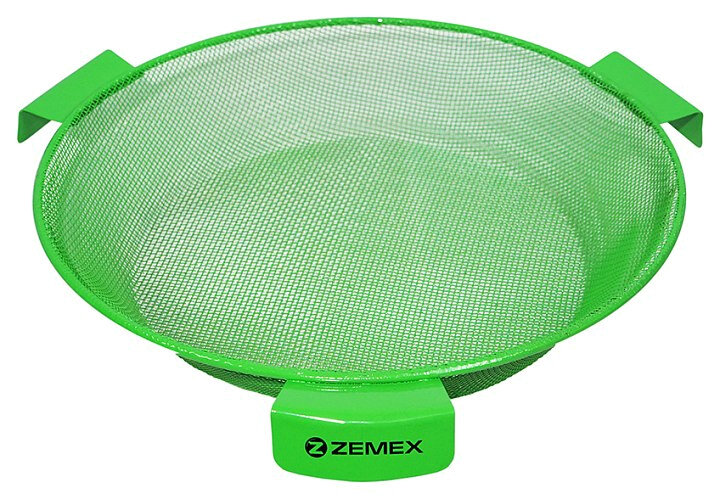 Zemex сито металл d36 для ведра 25 л, ячейка 4,5 мм, фильтрация воды и просеивание зерна