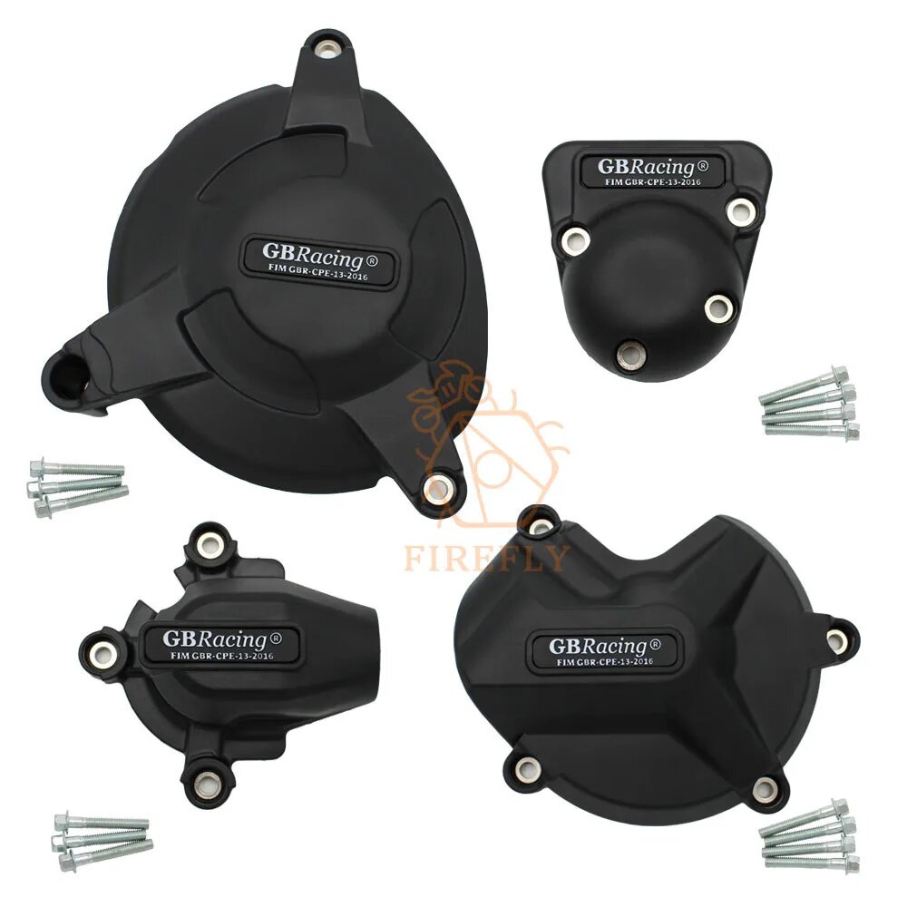 Для BMW S1000RR S1000R HP4 2009 2010 2011 2012 2013 2014 2016 аксессуары для мотоциклов комплект защиты крышки двигателя GB Racing 1 set of 4 pieces