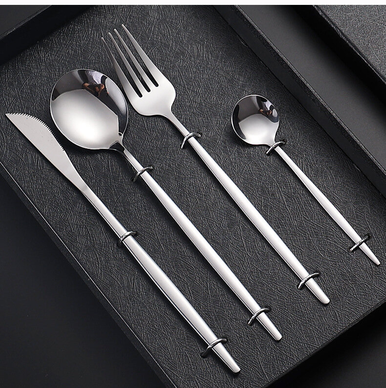 Набор из 4 ножей, вилок и ложек из нержавеющей стали Cutlery Portugal Western