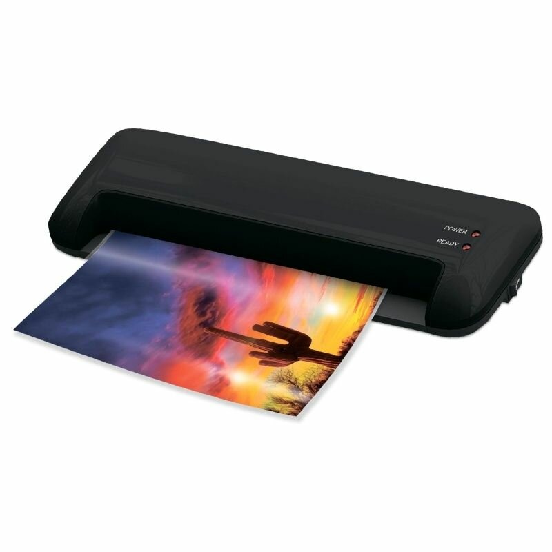 Ламинатор CACTUS CS-LAB-A4400B, A4, 80-125 мкм,40 см/мин, 2 вала, черный (1448161)