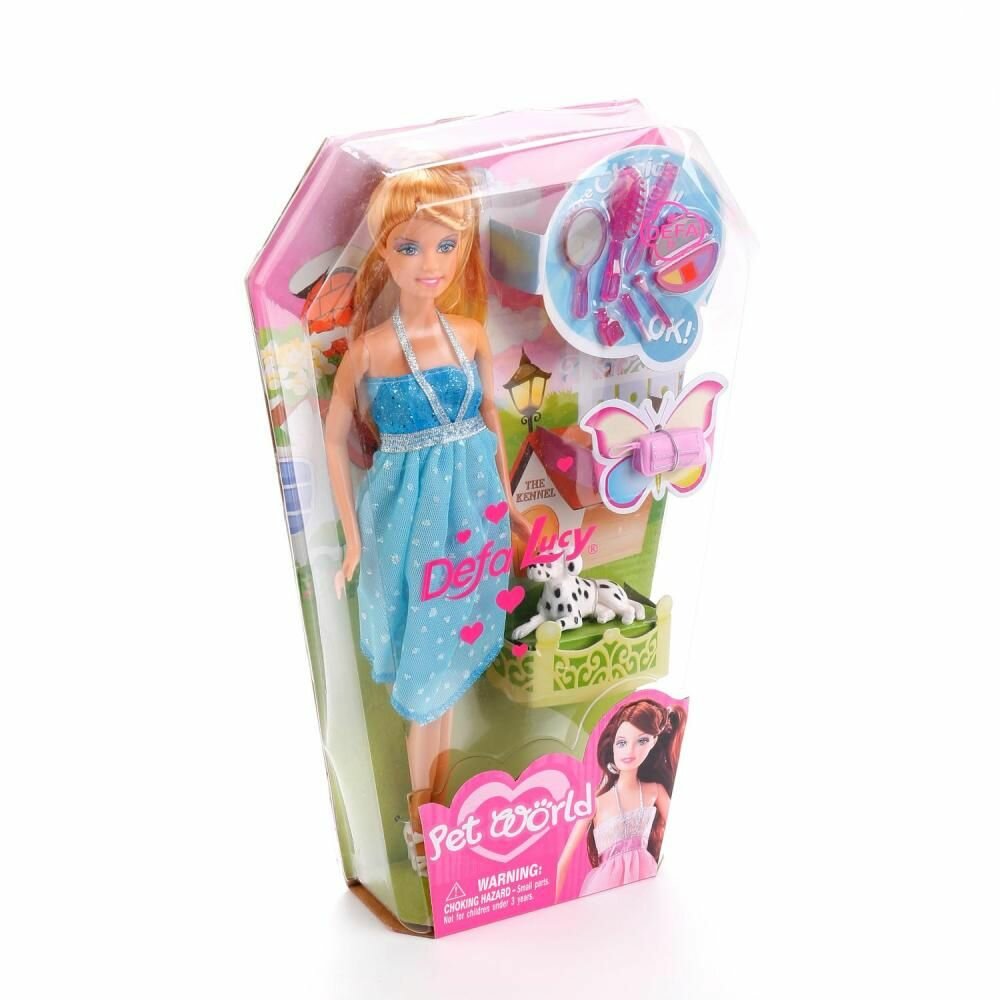 Кукла DEFA Lucy "Pet World", 29 см, с аксессуарами, в коробке