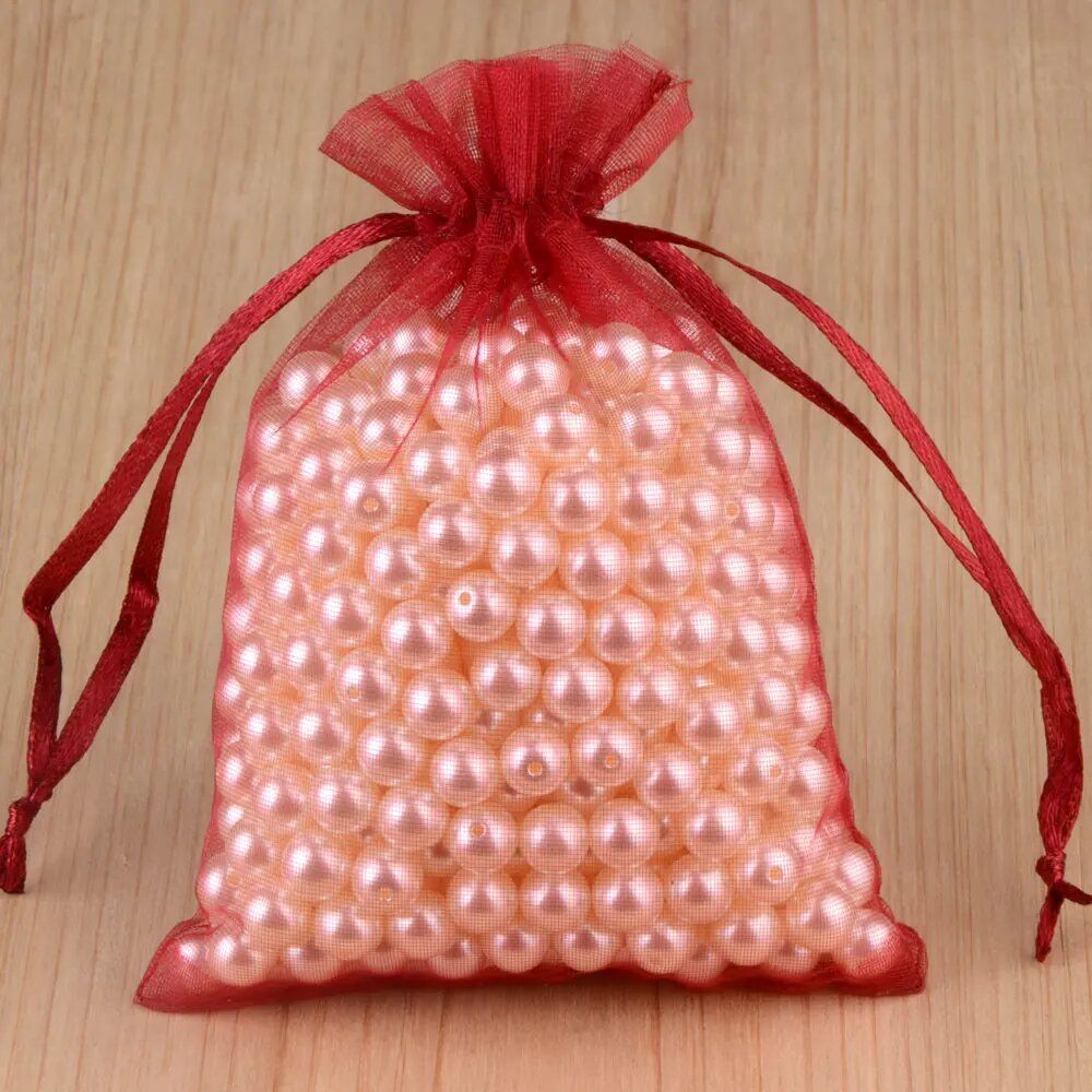 Сумки из органзы Chanfar 50 шт, 5*7 7*9 9*12 см