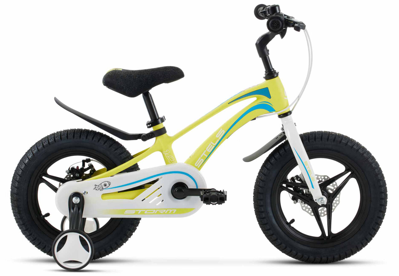 Детский велосипед Stels Storm MD 14" Z010 (2024) 14 Желтый (90-110 см)
