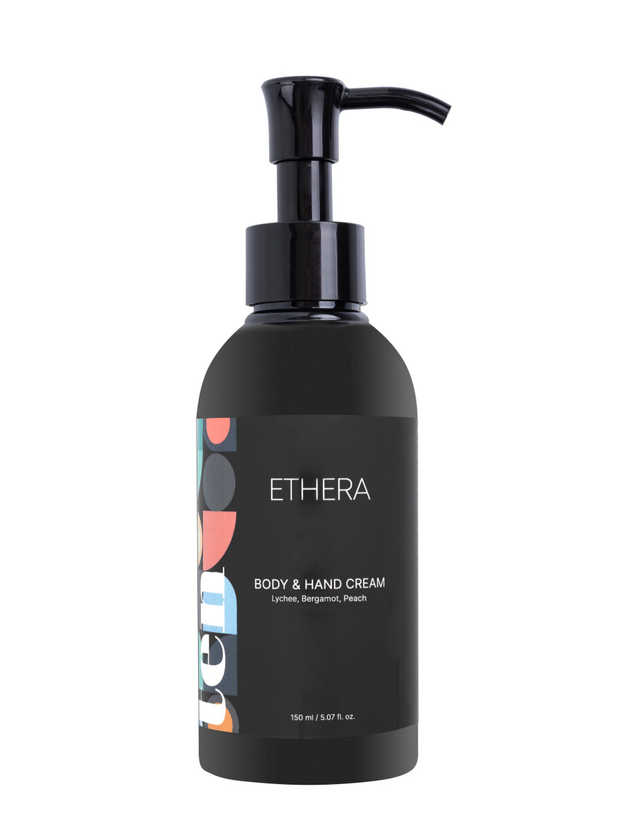 ETHERA Парфюмированный крем для кожи рук и тела / Lychee, Bergamot, Peach, 150 мл