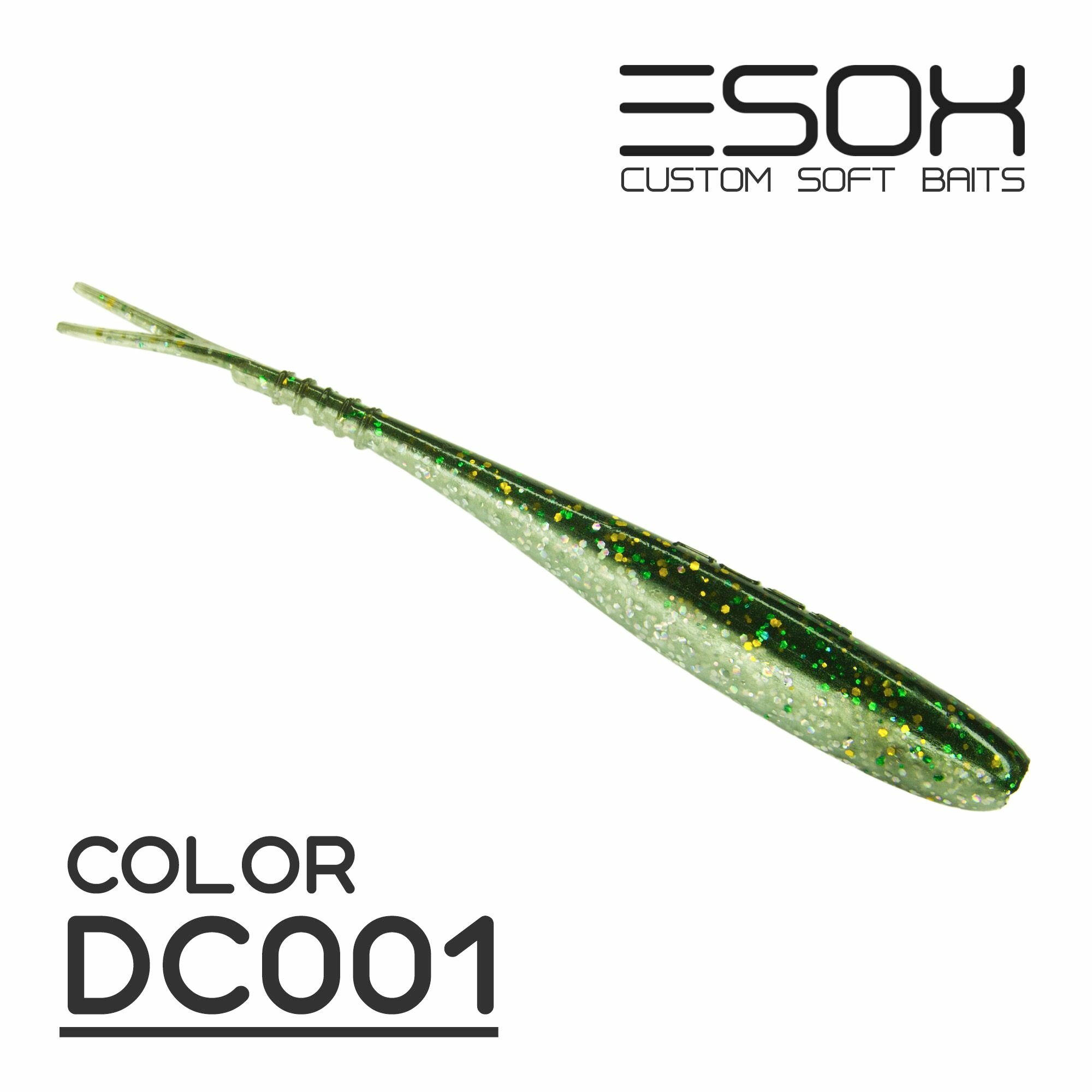 Мягкие приманки для рыбалки Esox фурия 7" (180мм) # DC001 (3шт)